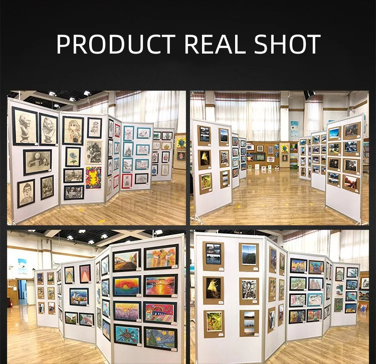 Modular Art Gallery Display Board – Movable Folding Partition for ...