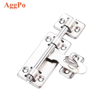 Slide Bolt Gate Latch,Padlock Latches Heavy Duty Barrel Bolts Safety ...