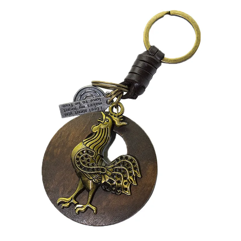Rooster Souvenir Metal Cock Keychain Custom Made Rooster Shape Keychain ...