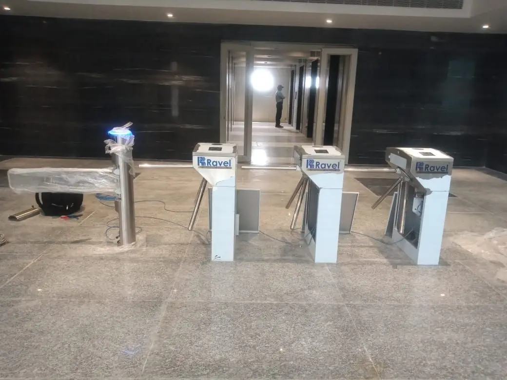 Access Control Scanning QR Code Barrier Gate - Semi Automatic