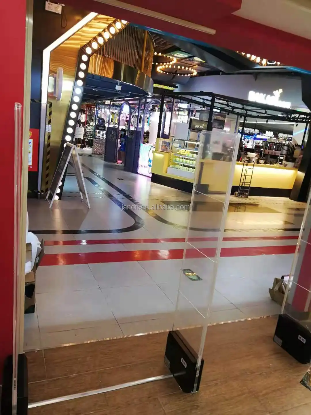 Acrylic 8.2MHz RF EAS Antitheft Security Gate for Retail - OEM Available