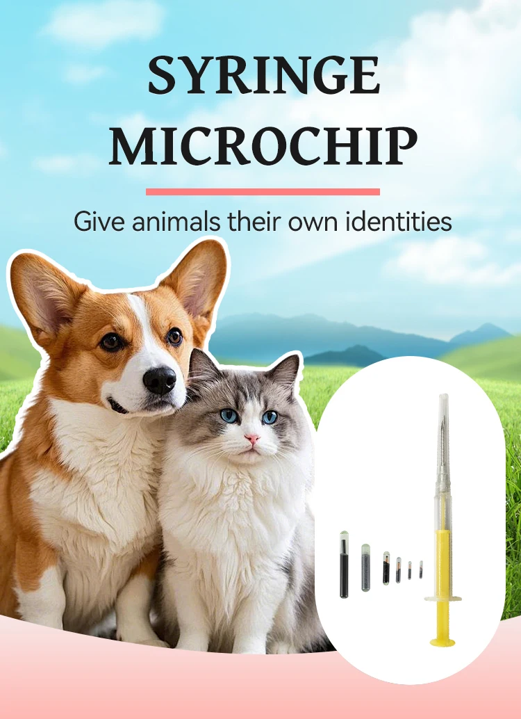 Wholesale RFID Animal Chip Identification Syringe 2.12*12mm EM4305