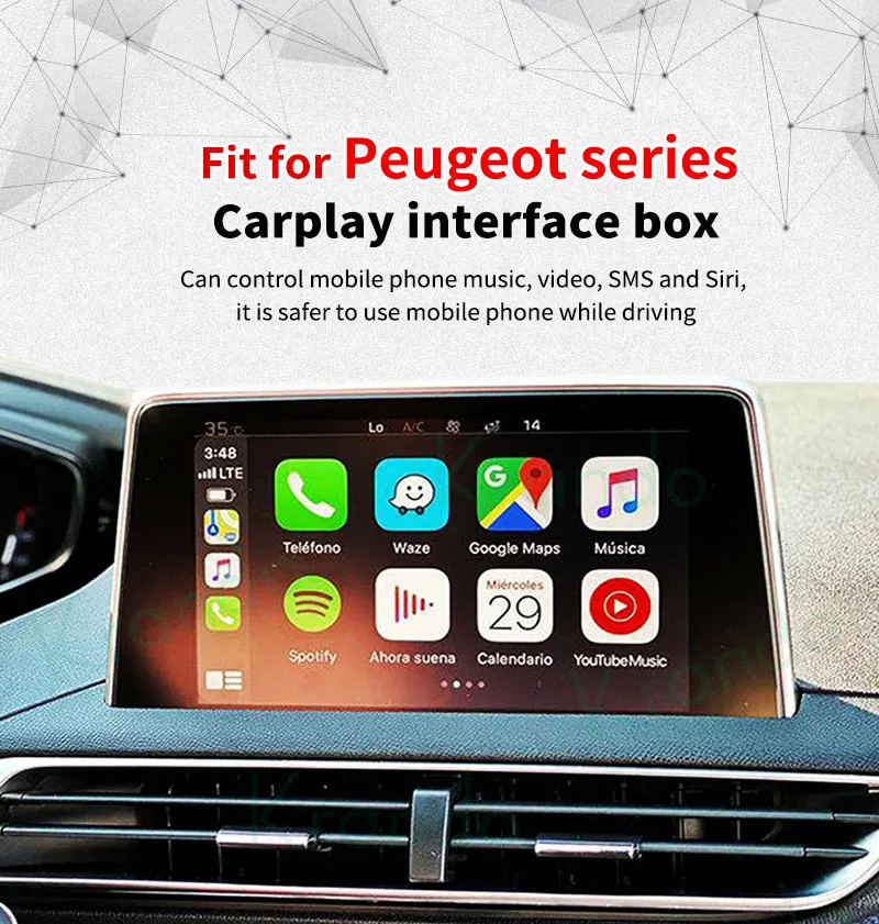 Krando Wireless Apple Carplay Android Auto Module Car Interface Upgrade ...