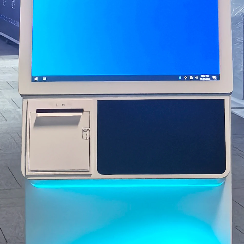 27 Inch Android Touch Screen Kiosk with QR Code & Printer
