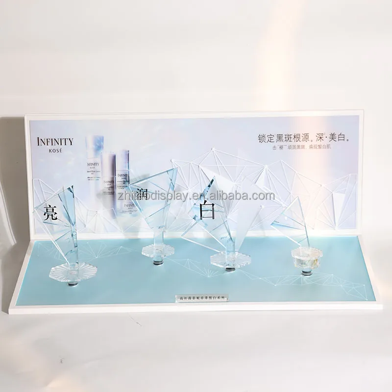 New design pop up display skin care table top display beauty store ...