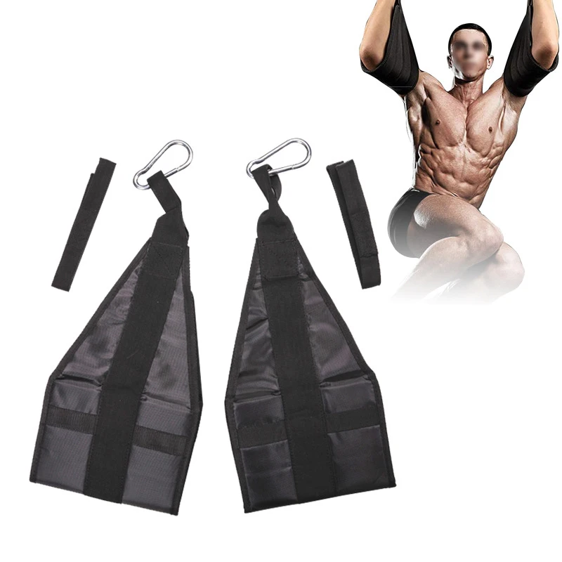 Gym Abdominal Muscle Strength Training Sling Ab Hanging Strap Pull Up ...