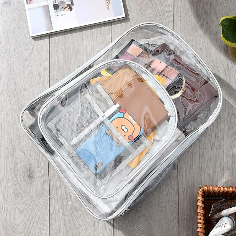 Trending 2023 Customized See Through Pvc Transparent Backpack For ...