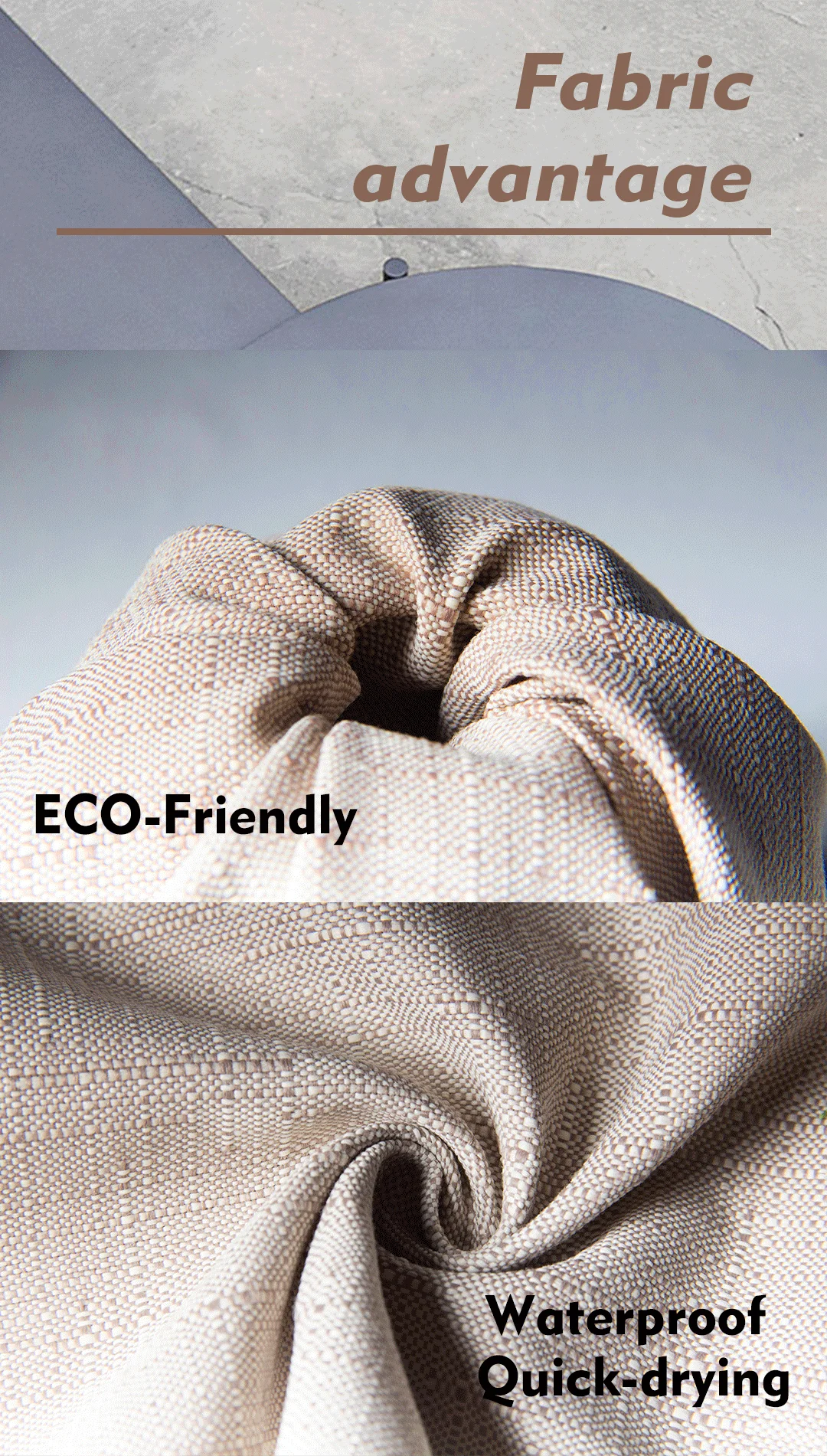 Durable Outdoor Sofa Fabric - Sunproof Olefin 100% Polypropylene