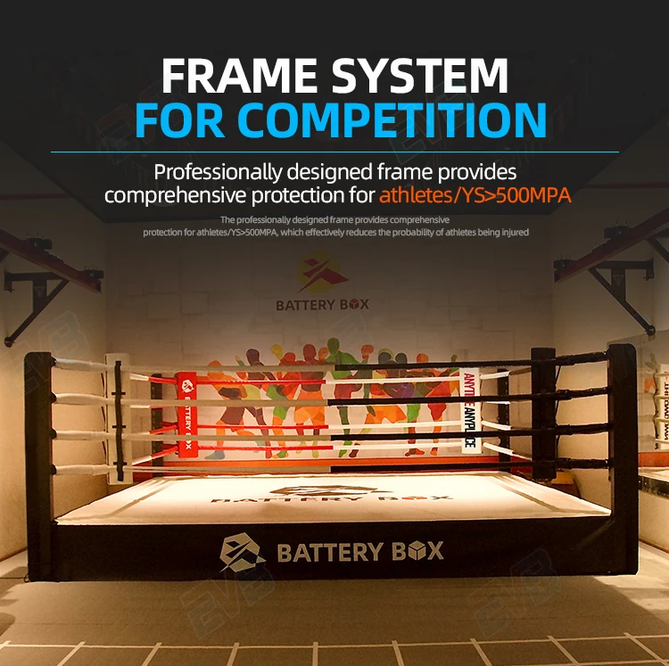 Elevated MMA Customer Design Boxing Ring - Durable & Customizable