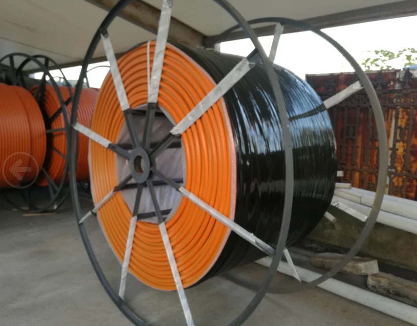 7 Ways 14/10mm With Pe Sheath 1.2 Mm Air Blowing Fiber Optical Cable ...