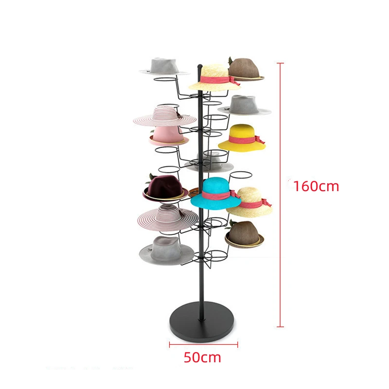 Customized 4/5/6/7 Tiers Hat Display Racks - Durable & Stylish