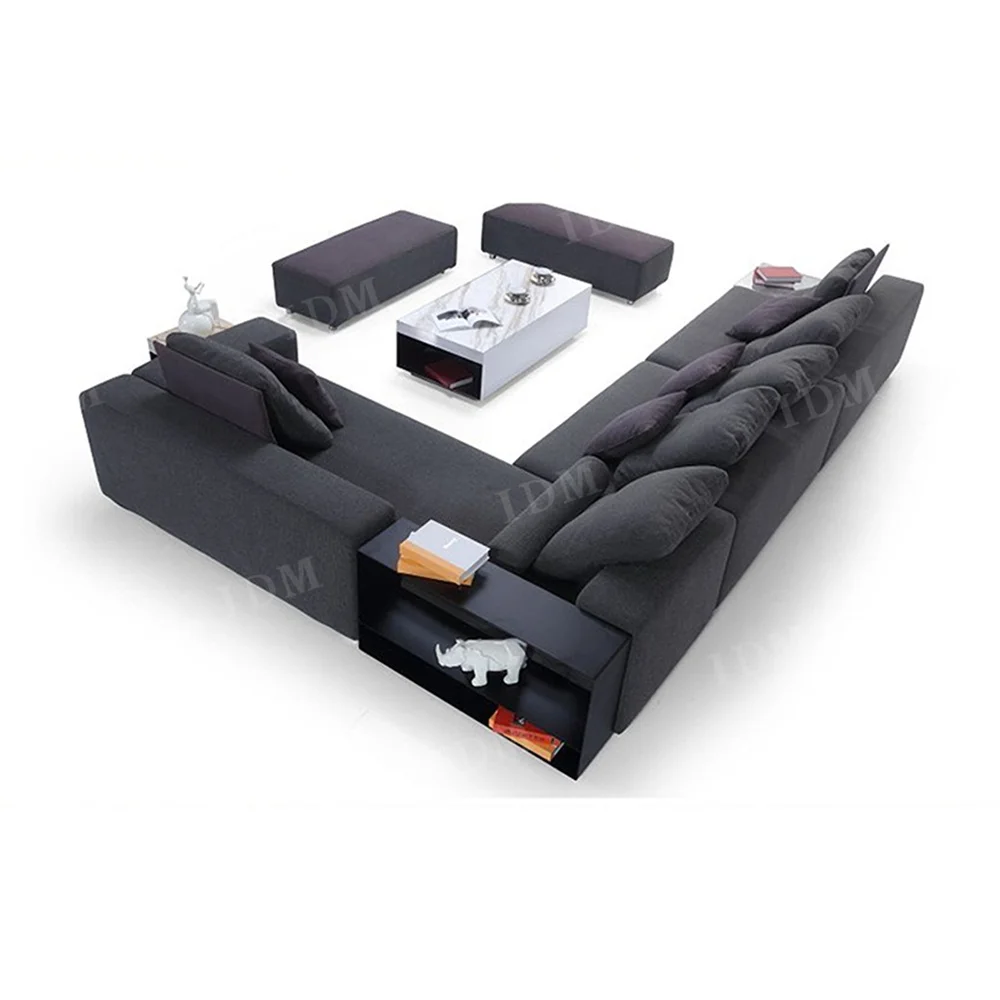 5 Star Modern Simple Style L Shape Hotel Sofa Set Living Room Furniture ...