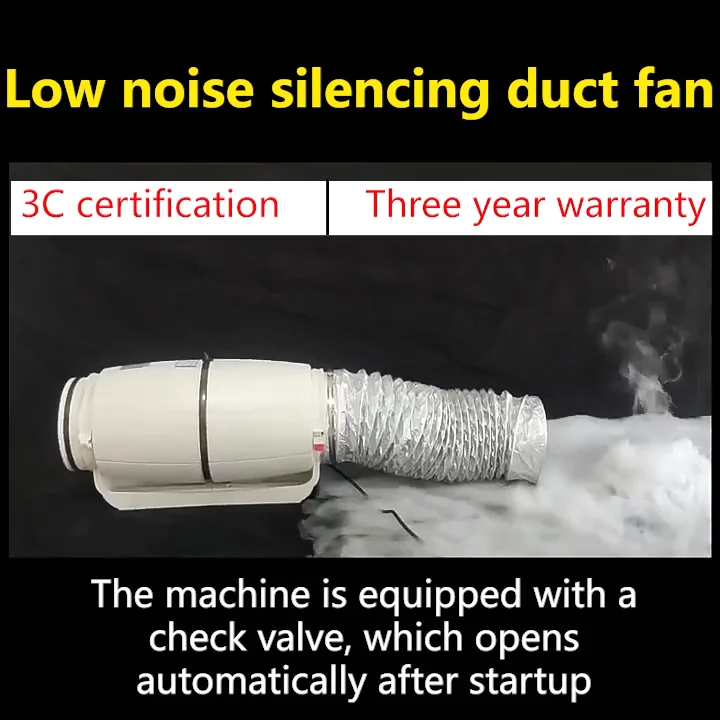 Vtronic 6" Mixed Flow Duct Fan Pre-wired,320 Cfm Speed Controllable ...