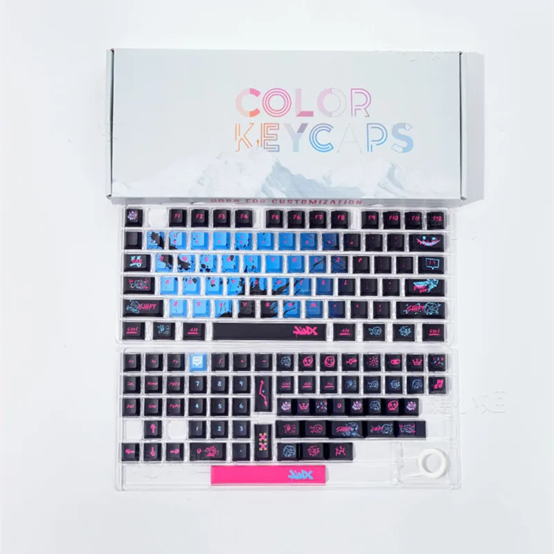 Creative Jinx Keycaps PBT Dye Sublimation Cherry Prrofile for Mad68 ...