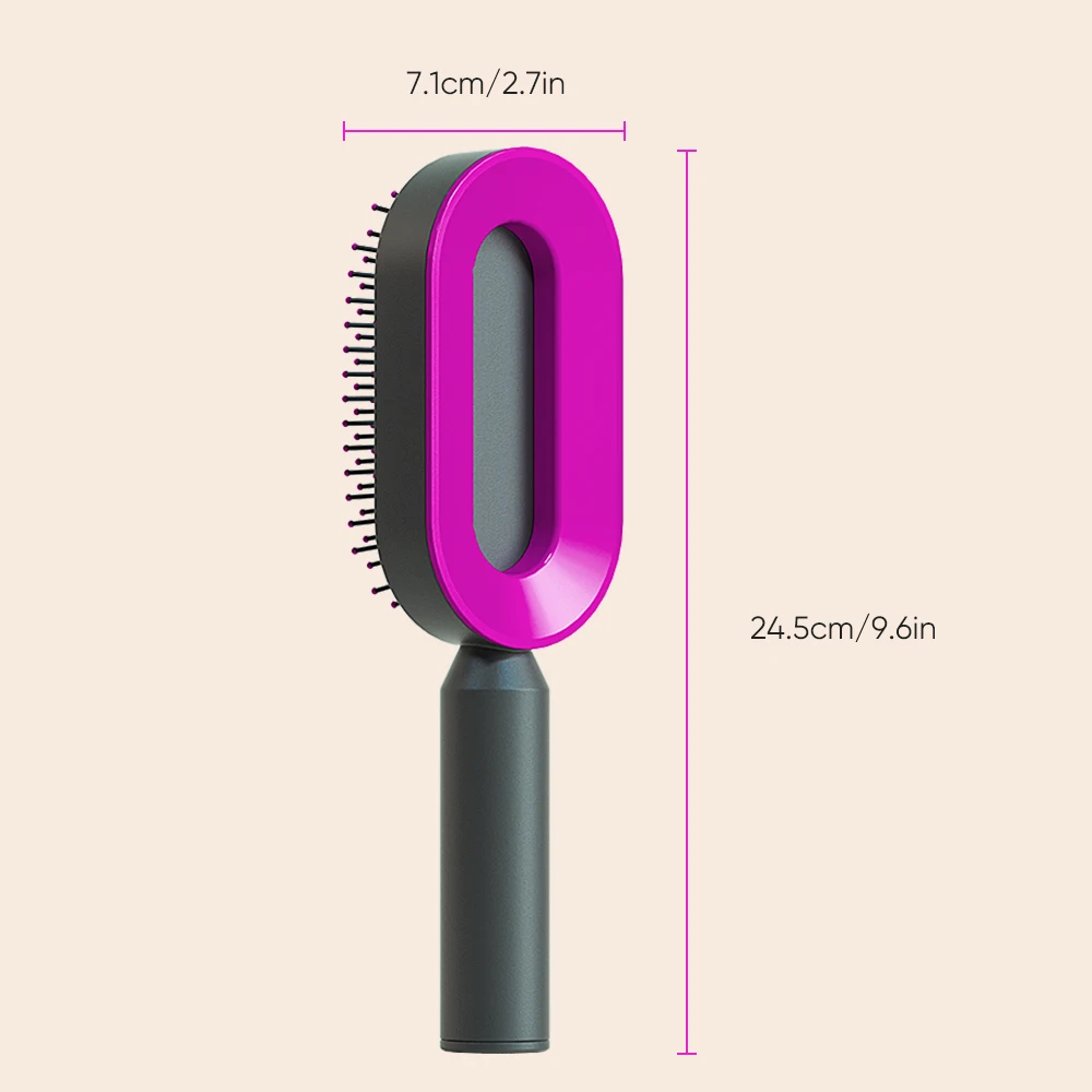 Self Cleaning Hair Brush Airbag Massage Comb Brush Shaping Comb Hair ...