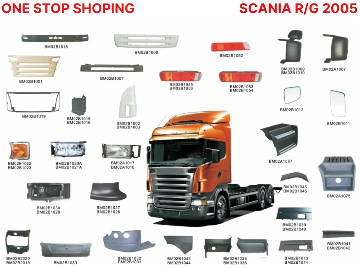 Truck Spare Parts For Scania 112 113 114 124 144 P G R T Serices 5000 ...