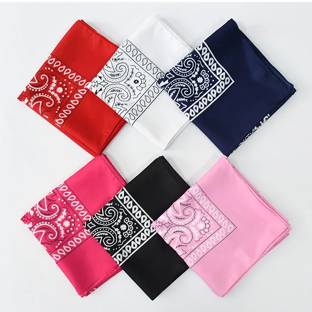 Extra Large Bandanas for Men - 90x90cm Polyester Paisley