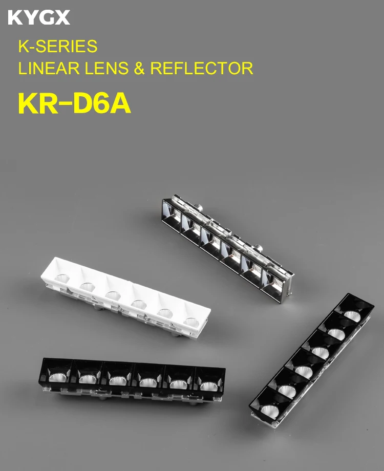 Linear Reflector Magnetic Track Light Reflector 18.8mm Wide 6 Leds ...