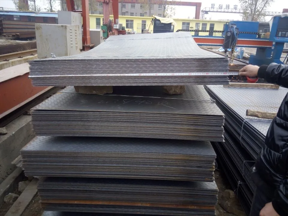 Wholesale A36 Checkered Steel Coil Tear Drop Checkered Steel Plate For ...