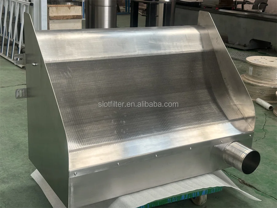 Stainless Steel Wedge Wire Coanda Screen Box Assembly
