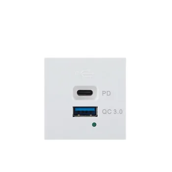 Type C Type A Dual Port Pd Qc 30w Quick Fast Charging Usb Charger ...
