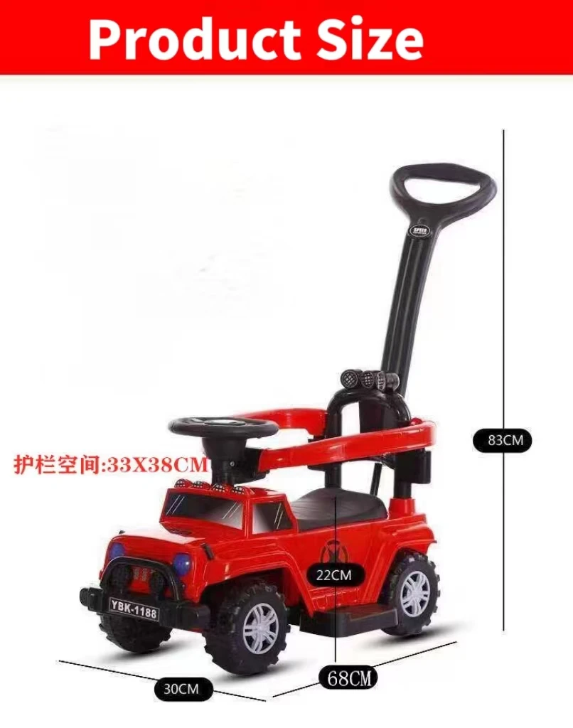 Children Push Car Kids Ride on Car with Music and Backrest| Alibaba.com