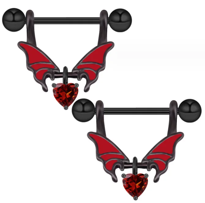 Bat Nipple Nose Earring Body Piercing Jewelry Wholesale Belly Ring For ...