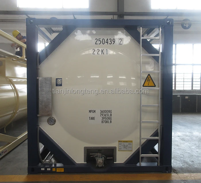 20ft Chemical Tank Container - LR Certified & ISO Compliant
