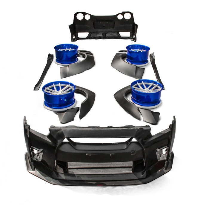 CMST wide body kit for nissan gtr R35 2008-2016 upgrade to 2017 look ...