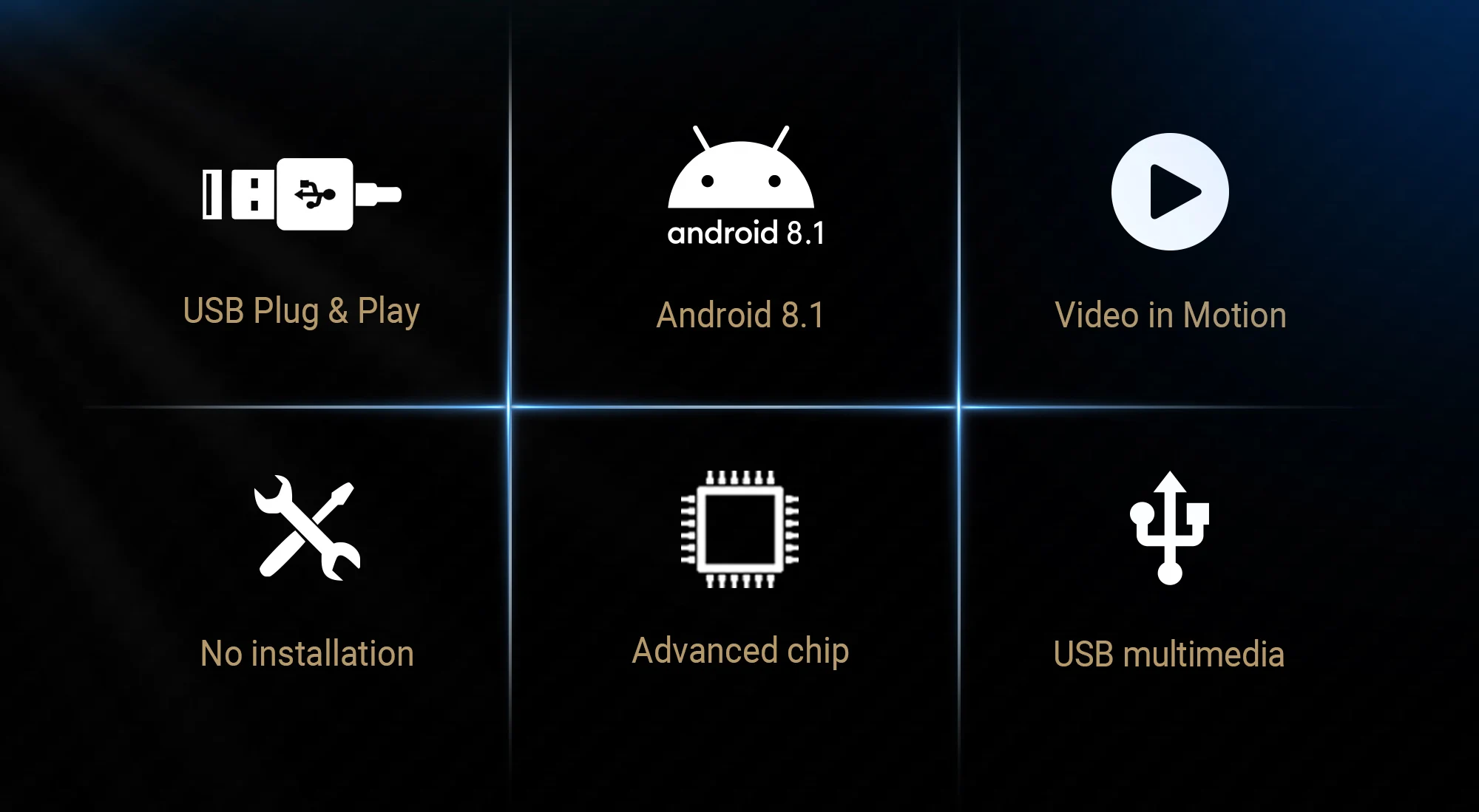 Ottocast Play2video Wireless Carplay Android Auto 4 In 1 Box With Usb ...