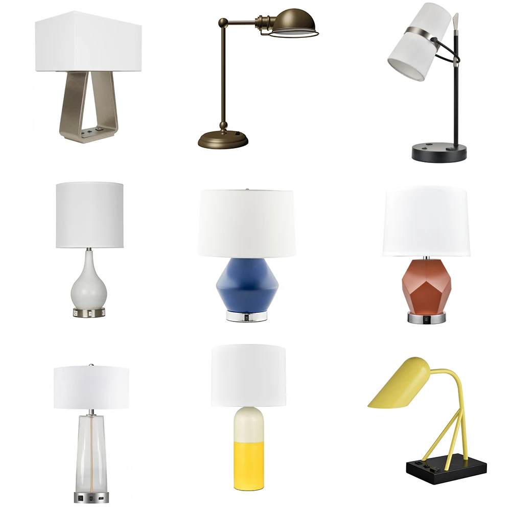 Desk Lamp Hotel Bedside Bedroom Living Room Bedside Bar Table Lamp With ...