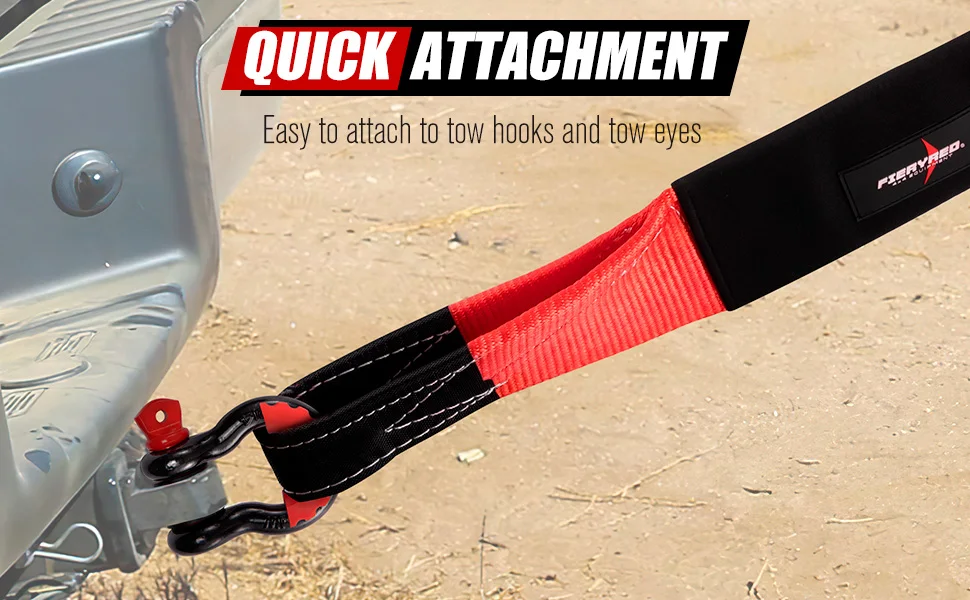 Fieryred 4 Inch 9m 46500lbs 4x4 4wd Strong Polyester Recovery Tow ...