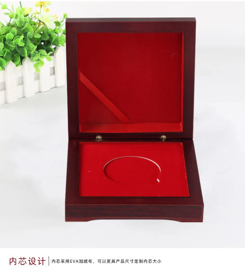 Custom Wooden Coin Box Challenge Coins Display Box Case Commemorative ...