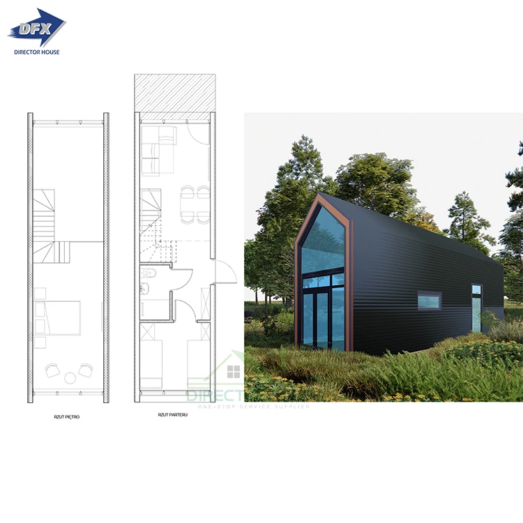 Prefab Triangle Shape Steel Structure Small Cabin /tiny House/ Triangle ...