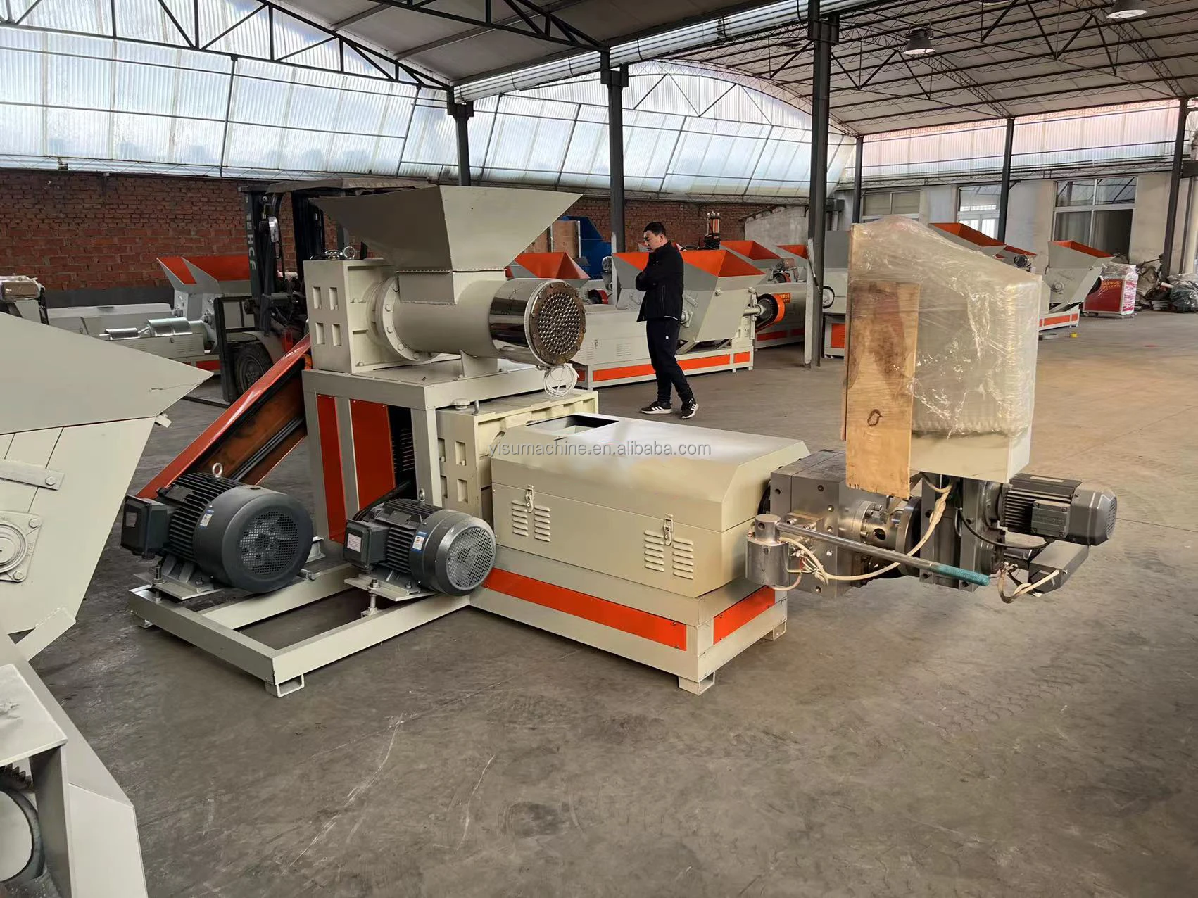 Waste Plastic Recycling Machine Line Plant Waste Plastic Recycling ...