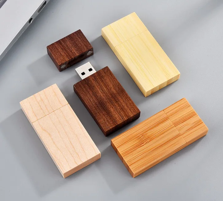 Photography Customized Logo Square Wooden USB Gift Box USB Flash Drive ...