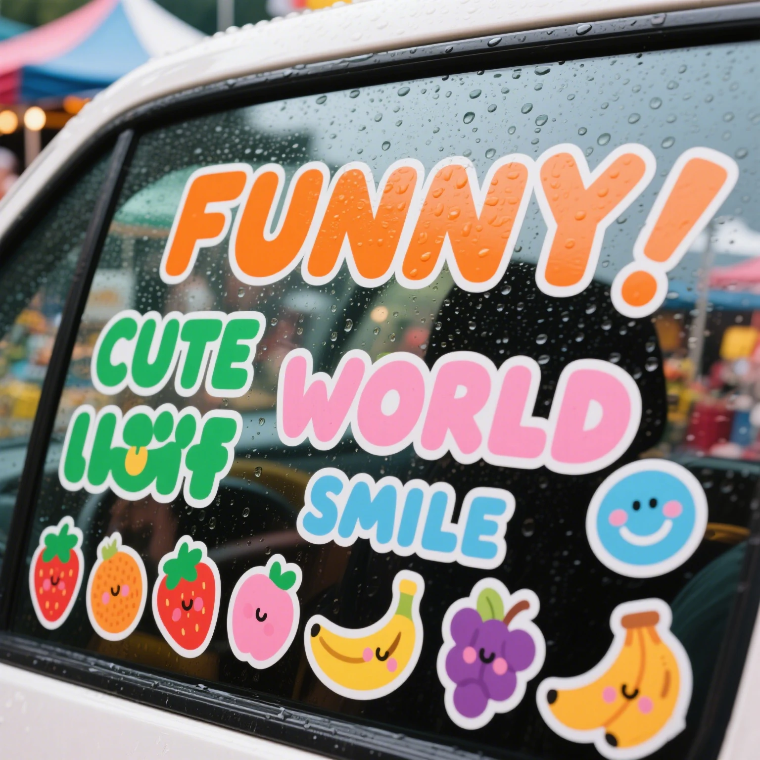 Custom Car Window Stickers - Durable & Weatherproof