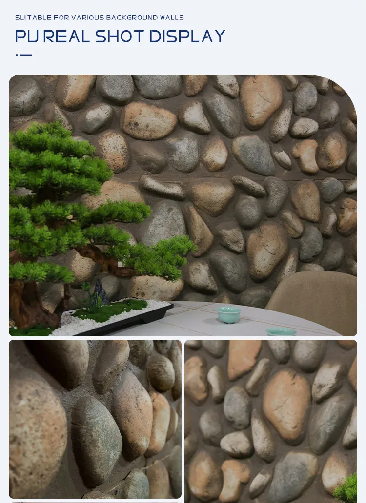 Luxury Waterproof PU Stone Wall Panels for Exterior & Indoor ODM