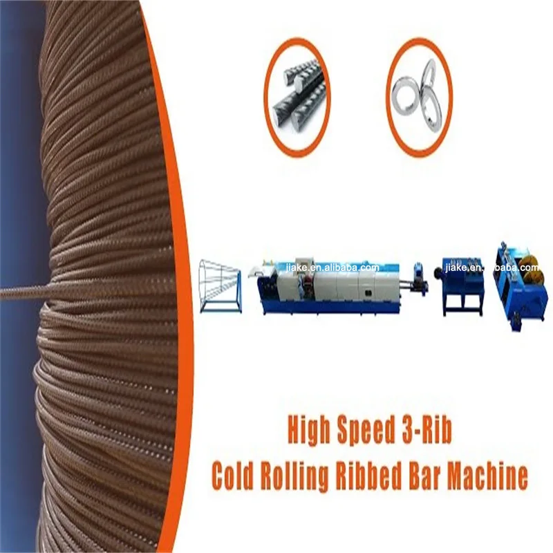Moon Shape Ribbed Rebar Production Line Cold Rolling Mill for ...