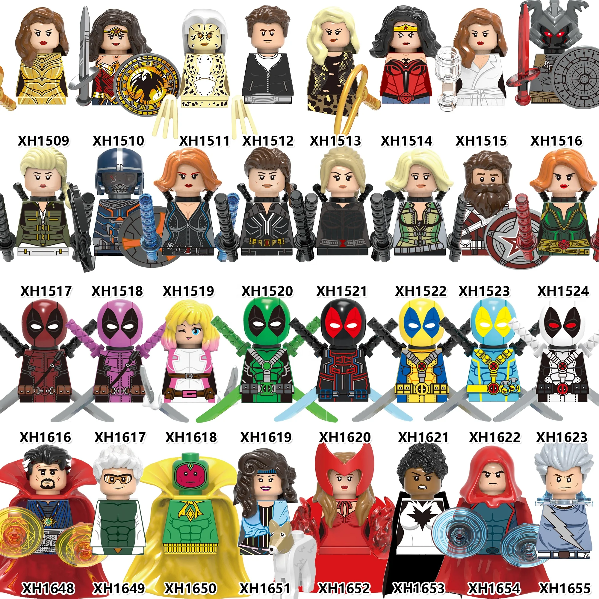 Pogo Brand Super Heroes Dc Movie Flash Loki Green Lantern Mk Assemble ...