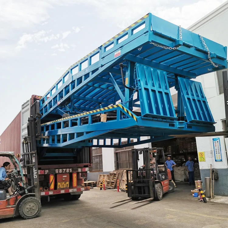 Lift Tables Hydraulic Container Loading Ramps For Trucks Dock Ramp ...