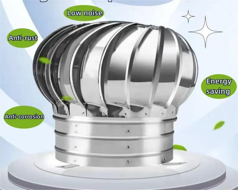 Non Power Roof Turbine Exhaust Fan Factory Produce Powerless Roof ...