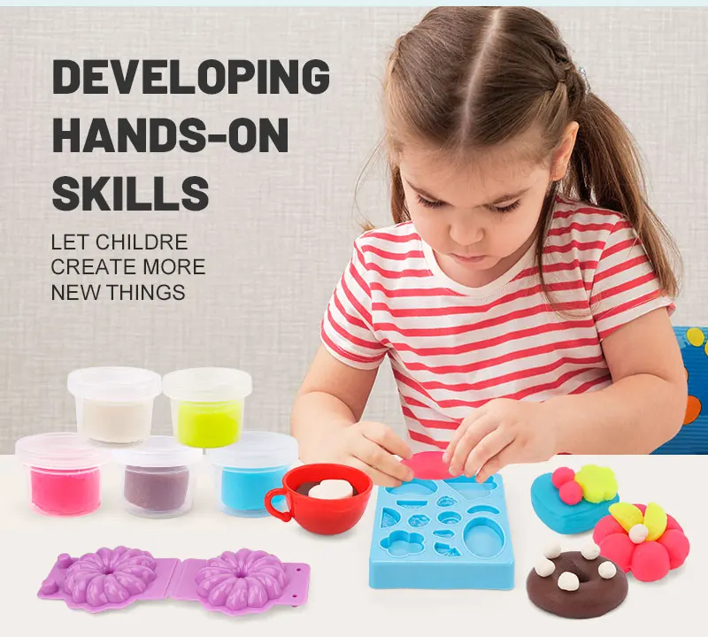 Leemook 2024 New Funny Playdough Slime Creative Smart Kids Clay Toys ...