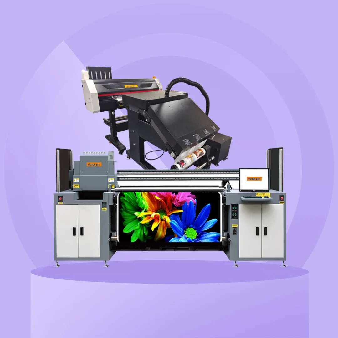 Hongjet Powderless DTF Printer and Latex Printer Product Show Stream ...