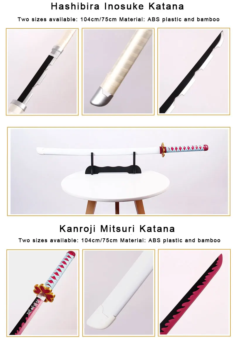 Demon Slayer Sword - Cosplay Steel Katana 41 Inches
