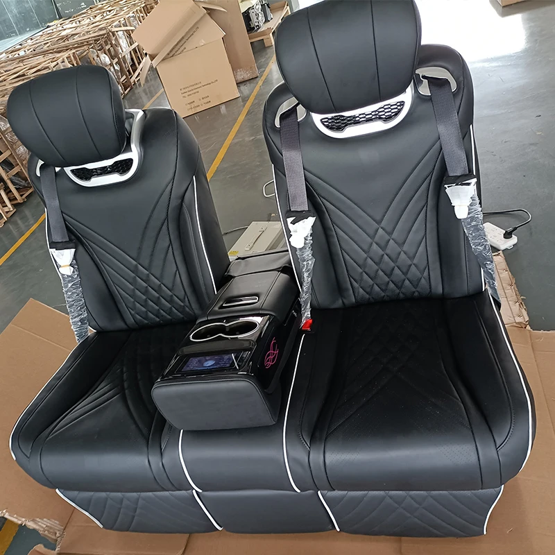 Custom Rear Triple Coach Luxury VIP Back 3 Seater Van Bench