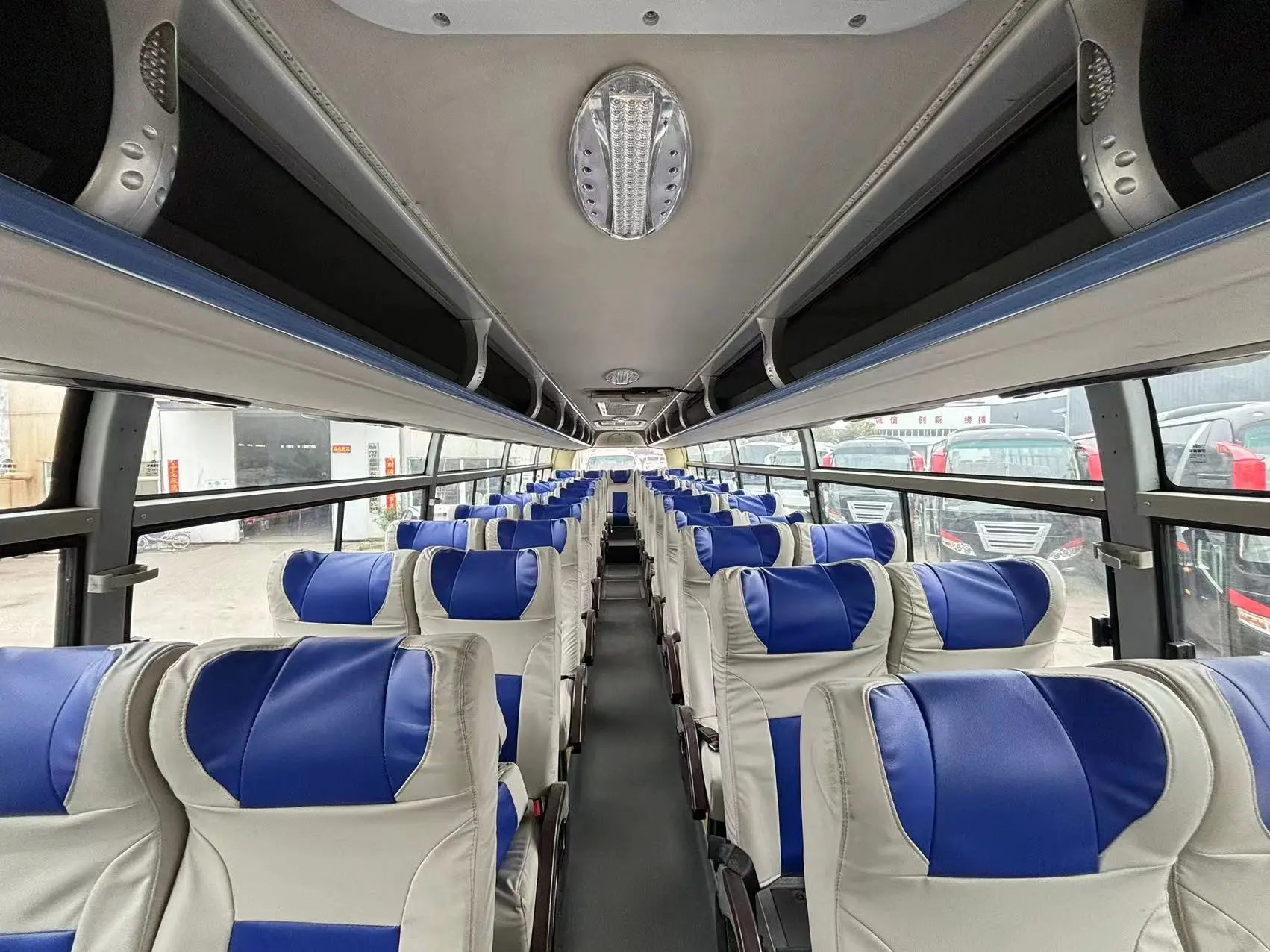 Used Luxury 55 Seats Left Hand Drive Coach Bus for Sale with Air ...
