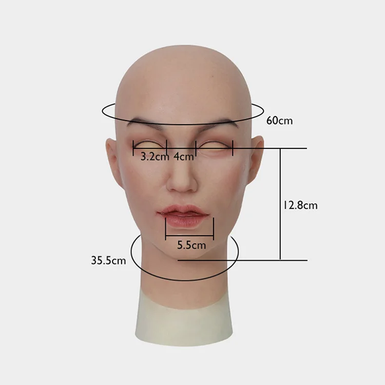 Crossdressing Lifelike Face Ann Realistic Mask Silicone