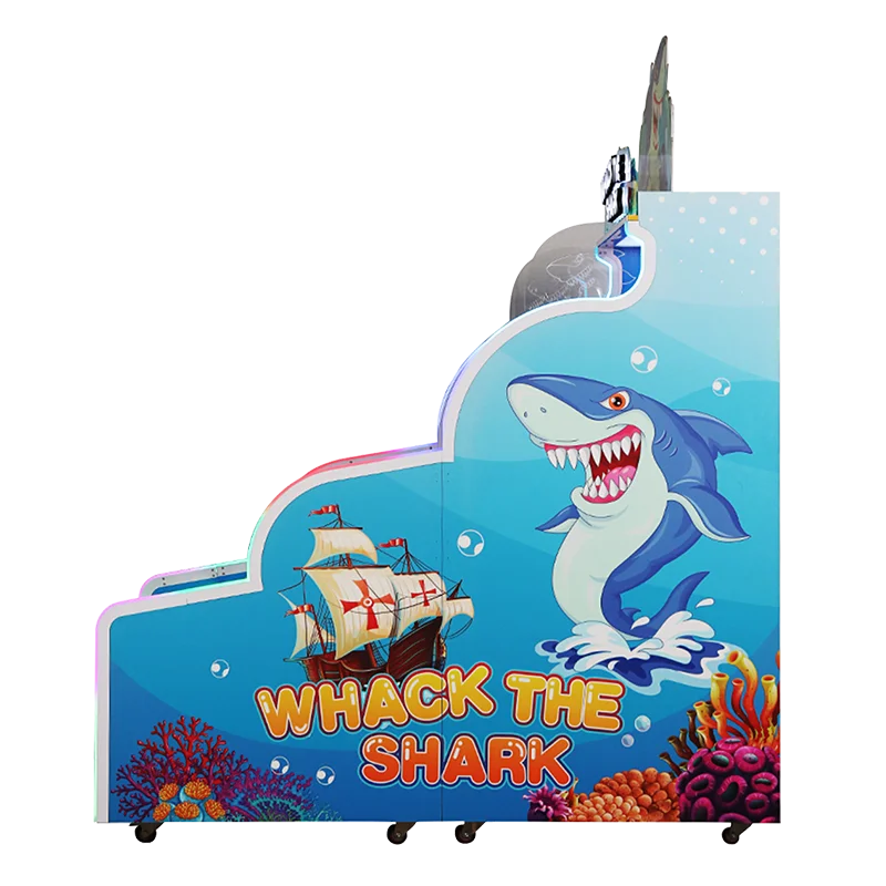 Indoor Amusement Park Coin Operated Arcade Gaming Shark Competition ...