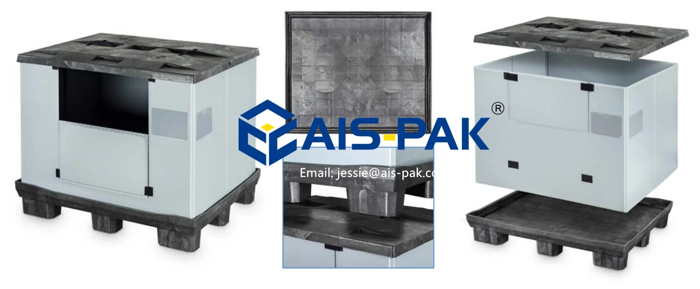 Foldable Large Plastic Load Carrier Megapack - Durable & Customizable